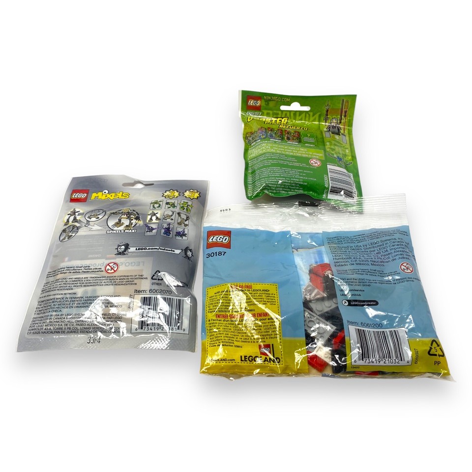 LEGO - SEALED SETS - LOT OF 3 - Mixels 41521 Creator 30187 Ninjago 9551 ...