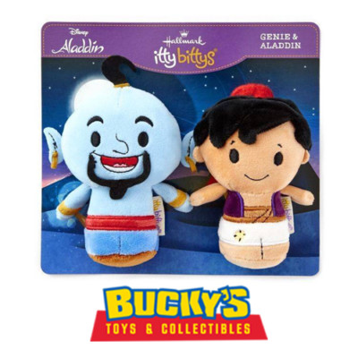Disney Aladdin and Genie Hallmark itty bittys Limited Edition Plush Set ...