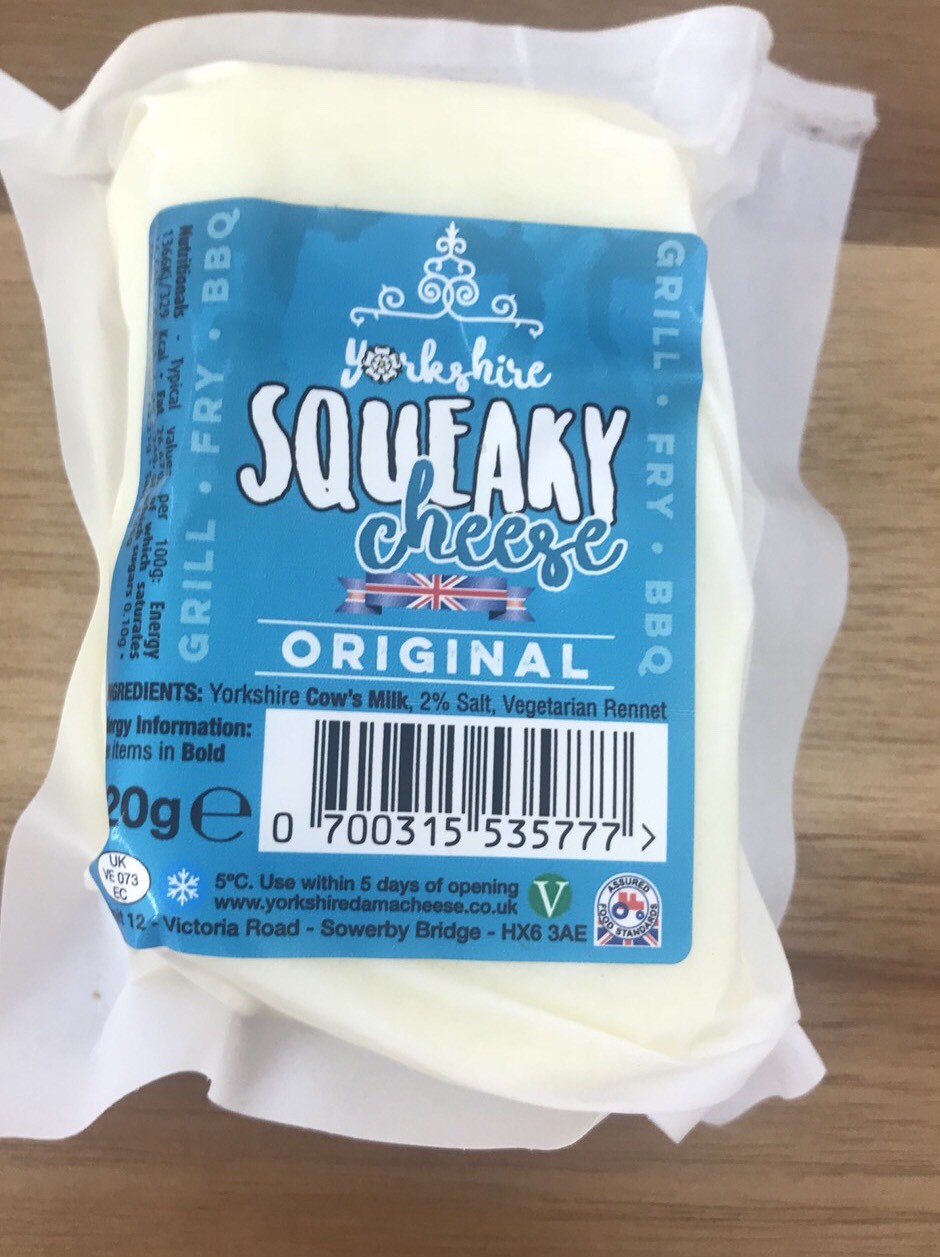 Yorkshire Squeaky Cheese Original 2 X 220g Yorkshire Halloumi Cheese ...