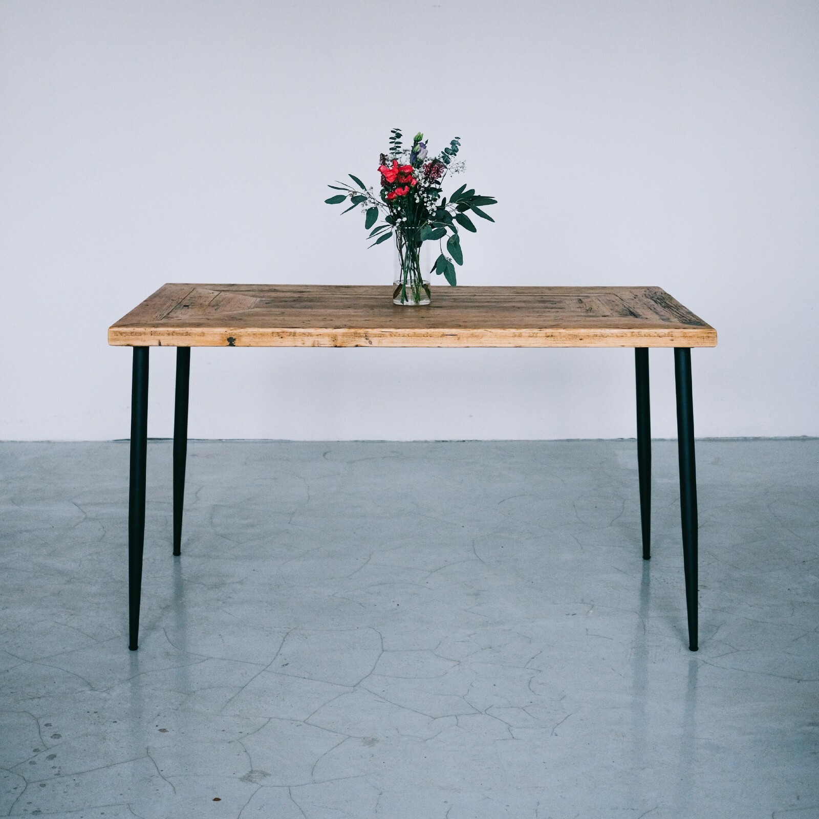 4x Design Tischbeine konisch Ess- Schreibtisch Couchtisch Bank Rund ...