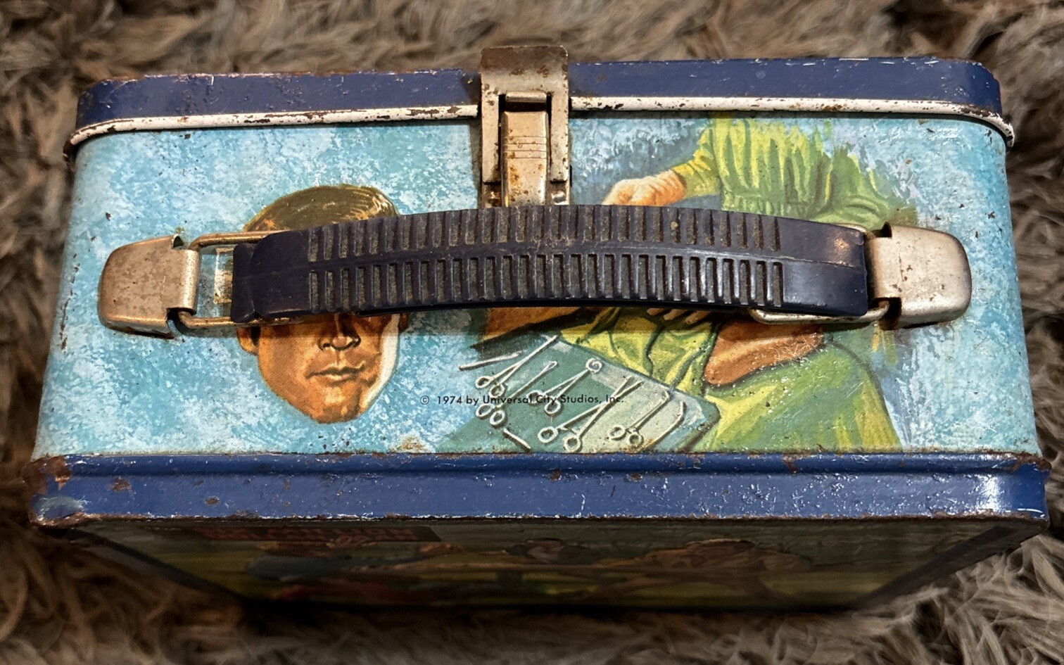Vintage 1974 The Six Million Dollar Man Lunch Box Aladdin No Thermos | eBay