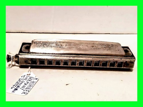 Vintage M. Hohner Gesetzl Gesch Super Chromonica Chromatic Harmonica ...