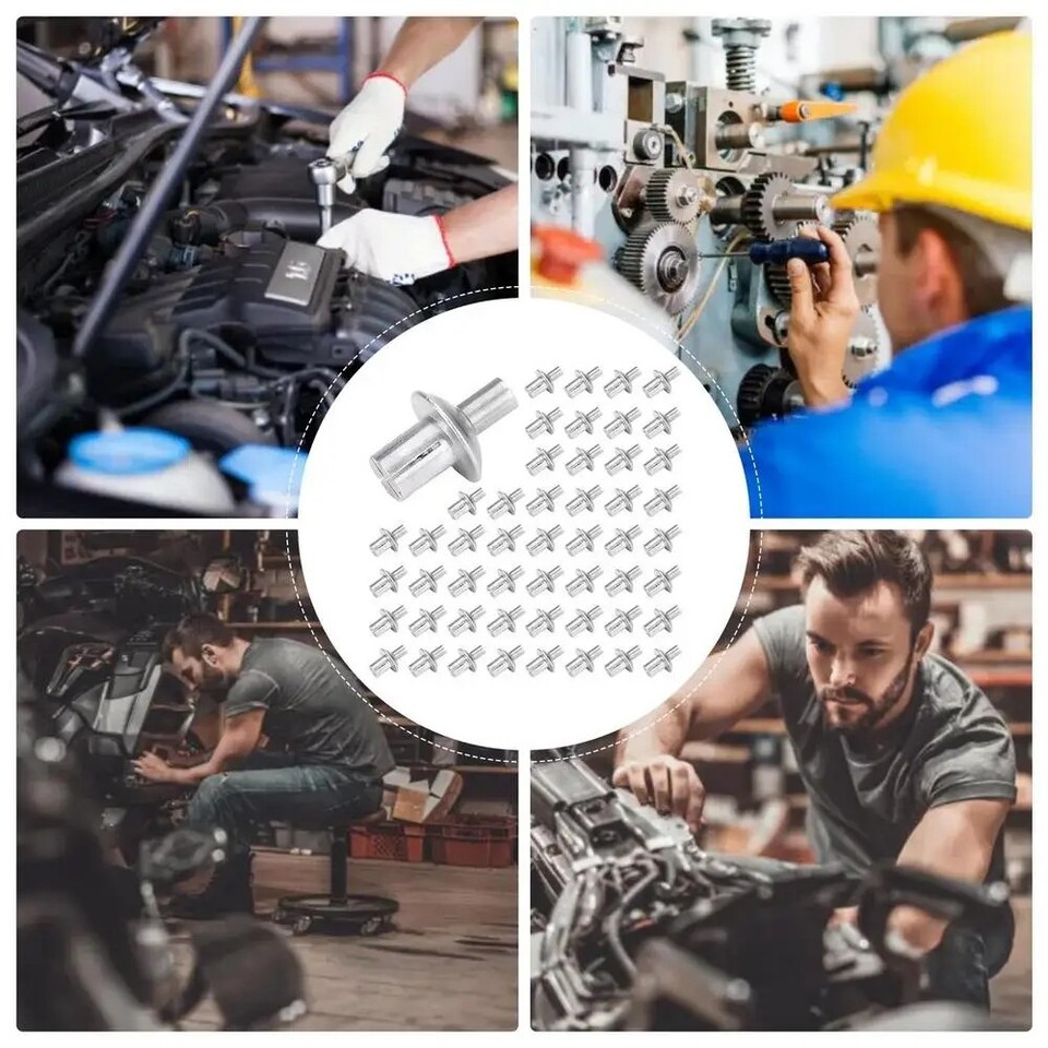 50-100 PCS Aluminum Drive Rivets Blind Drive Rivet | eBay