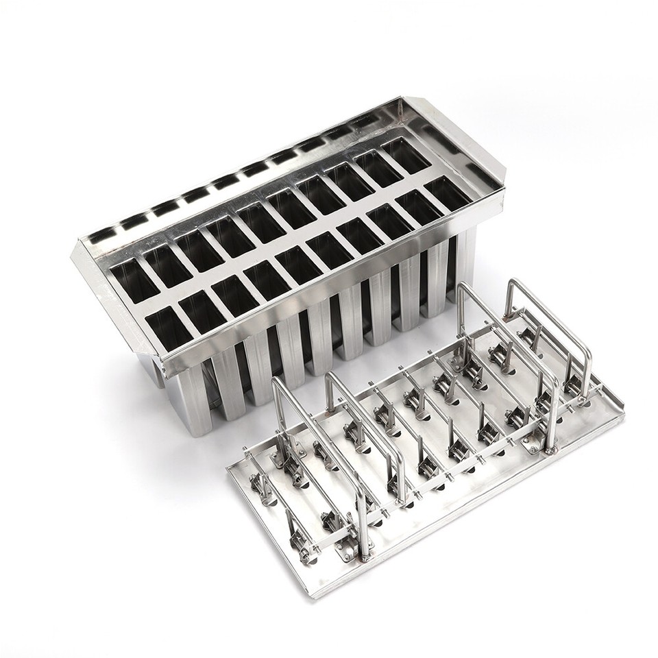 Stainless Steel Ice Cream Stick Mold 20pcs Mold Cup Popsicle Mold ...