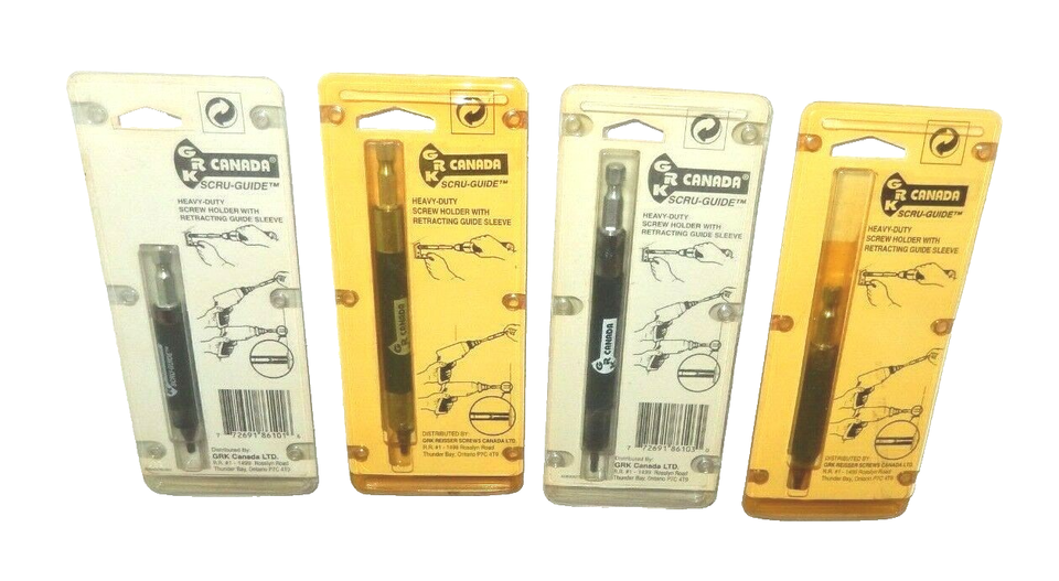 Lot Of 4 GRK Canada Screw Holders With Retracting Guide Sleeve Magnetic ...
