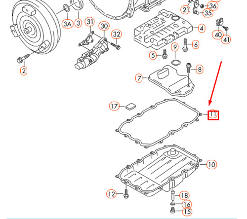 NEW AUDI Q7 4L TRANSMISSION OIL PAN GASKET 0C8321371 OEM NO DUTY TO 🇺🇸 ...