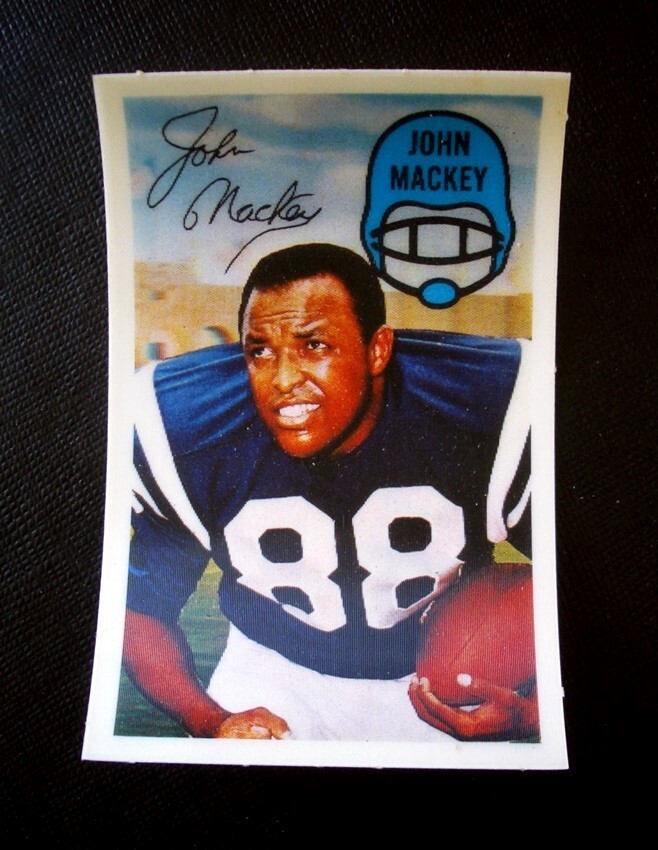 1970 Kellogg's #34 John Mackey BALTIMORE COLTS ~ NM | eBay