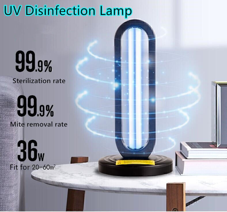 UVC UV Light Ozone Sterilize Germicidal Lamp Home Disinfection & Remote ...