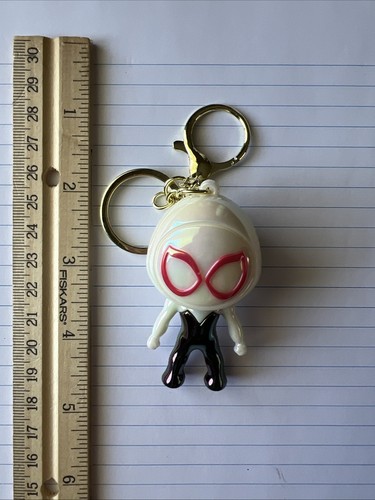 Spider-Gwen Ghost Spidey & Friends Rubber & Metal KeyChain New! Fast ...
