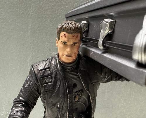 2003 McFarlane Terminator 3 Arnold Schwarzenegger Poseable 7" T-850 w ...