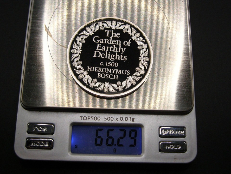 100 Greatest Masterpieces 66g Sterling Silver J Pinches - Garden ...