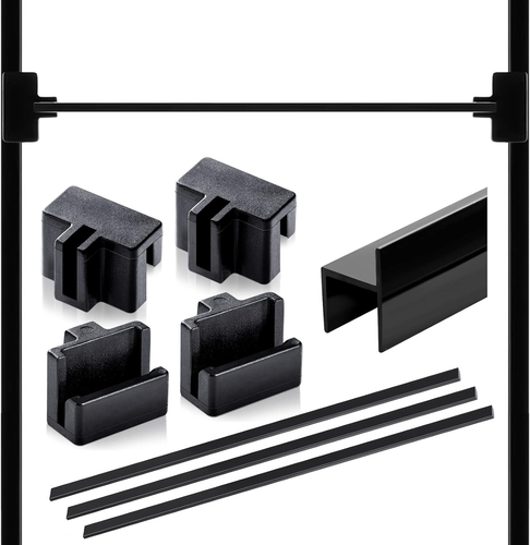 14 Pcs File Cabinet Rails Set 1/2 Drawer Sides Hanging File Rail Clips ...