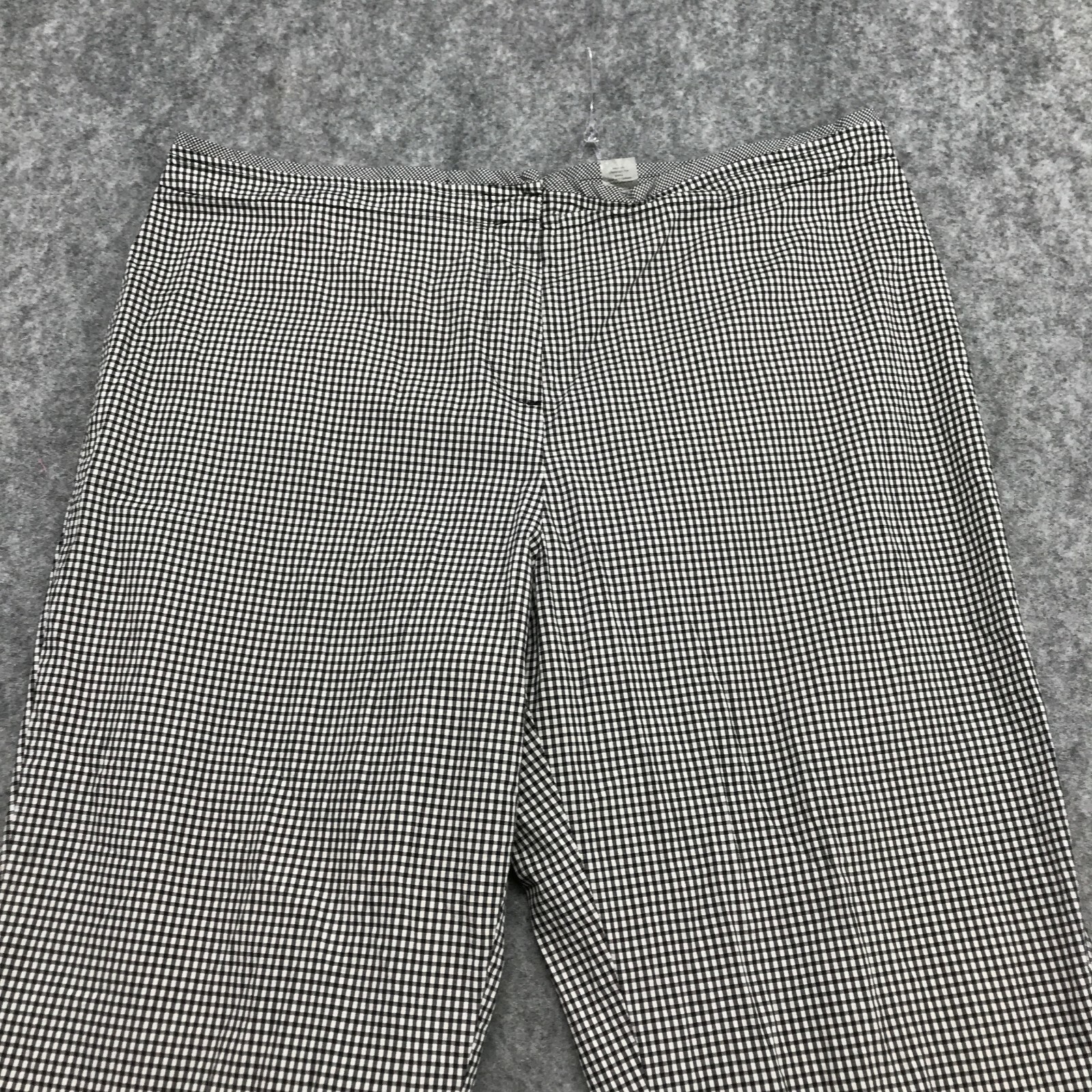 Talbots Petites Pants Womens Size 14P Black And White Check Lightweight ...