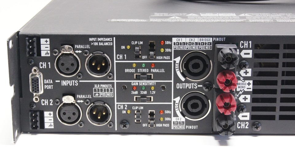 QSC PL-340 Powerlight 3 4000 watt Professional Audio Amp Rack Power ...