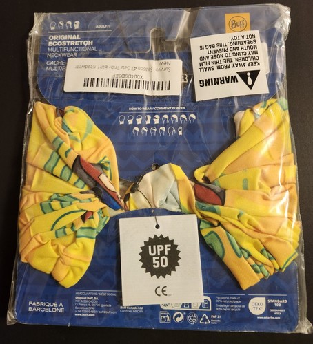 Survivor 47 Gata Tribe Yellow Buff-On Card Never Worn-Factory Sealed ...