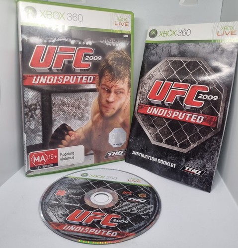 MINT DISC UFC Undisputed 2009 XBOX 360 PAL XBOX360 - Complete W Manual ...