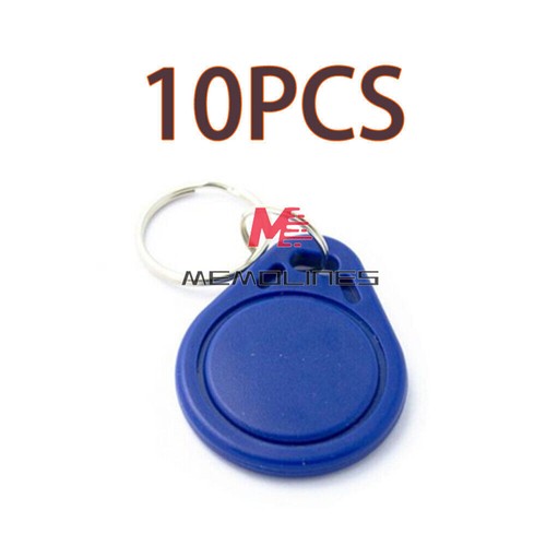 10PCS RFID IC Key Card Tags 13.56MHZ Keyfobs Token NFC TAG Keychain For ...
