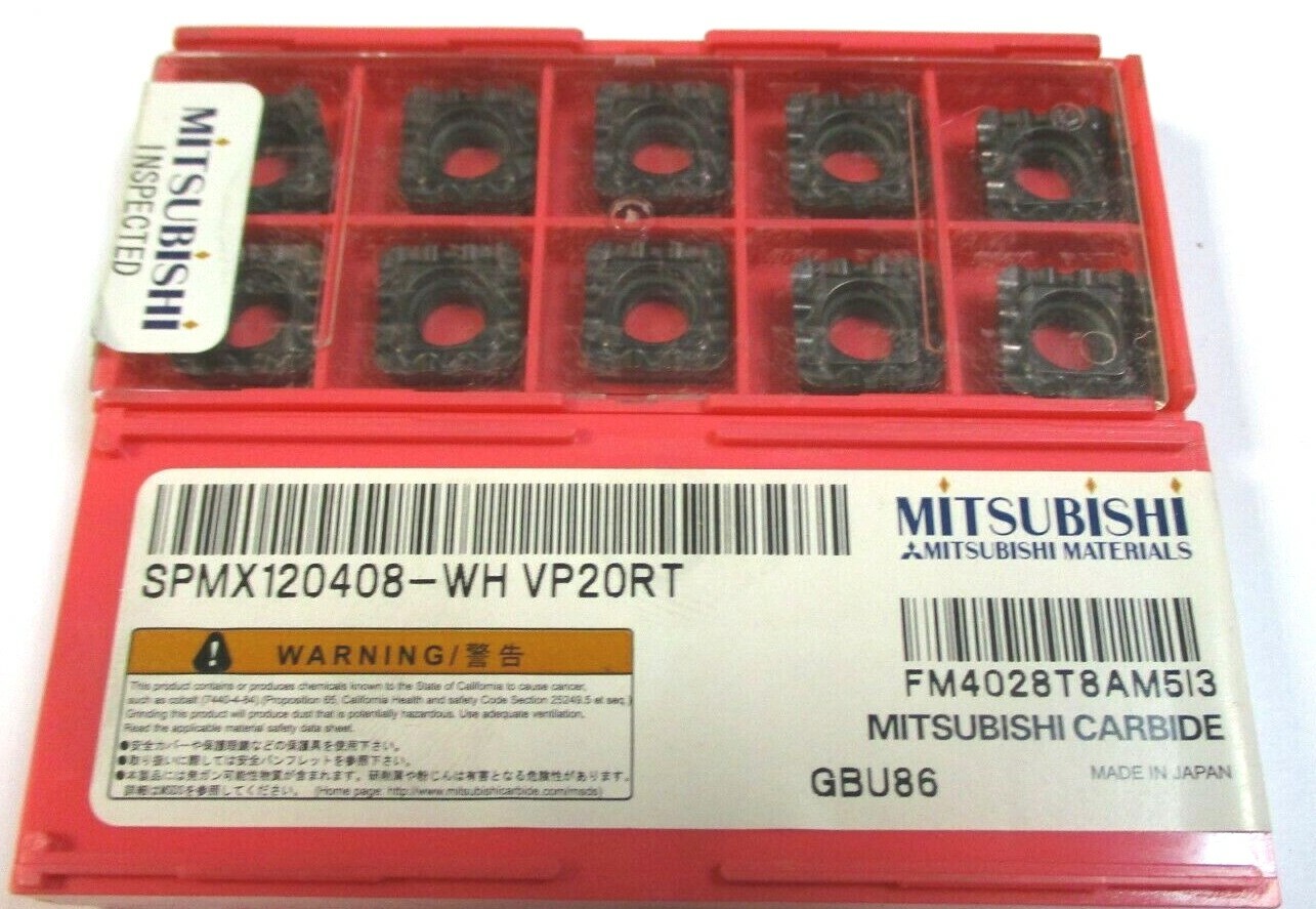 10 MITSUBISHI Wendeplatten SPMX 120408 -WH VP20RT Neu H36161 | eBay.de