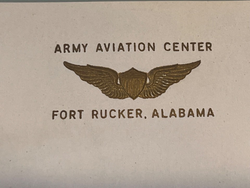 post WWII Fort Rucker AL Army Aviation Center Air Force letterhead ...