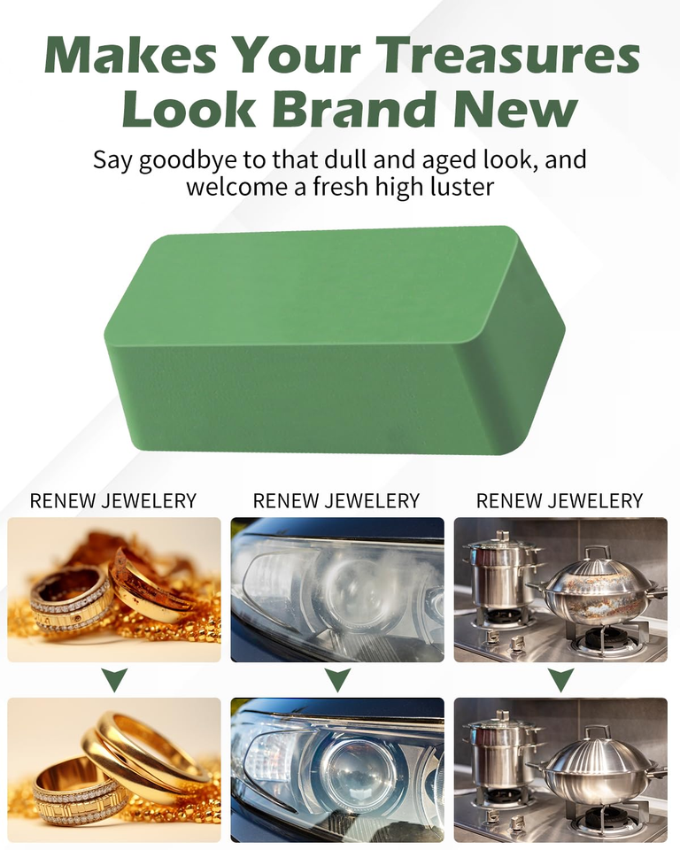 12 Oz. Buffing Polishing Compound Kit 3pcs Metal Polish Red Jewelers ...