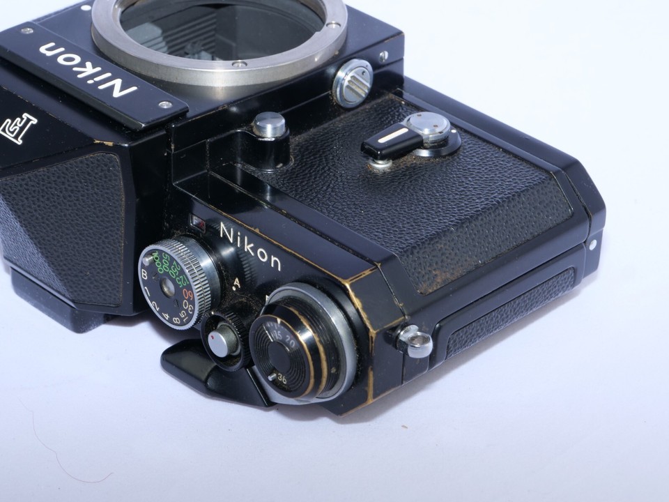 Vintage black Nikon F APOLLO 35mm SLR Film Camera. Eye Level Prism. | eBay