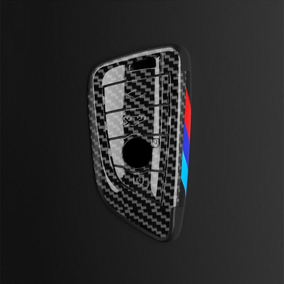 Carbon Fiber Style Remote Key Fob Case Cover For BMW 1 2 3 4 SERIES F40 ...