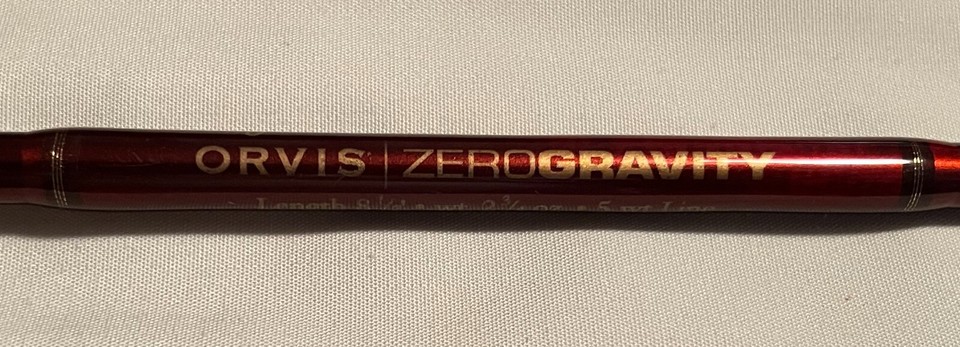 Orvis Zero Gravity 8' 6" 5 Wt. 4 Piece MID FLEX 6.5 Fly Fishing Rod ...