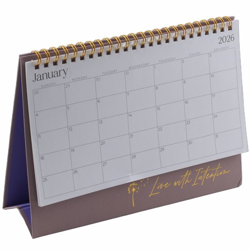 Jot 2026 Monthly Small Standing Flip Spiral Stand Up Desk Calendar 8 ...