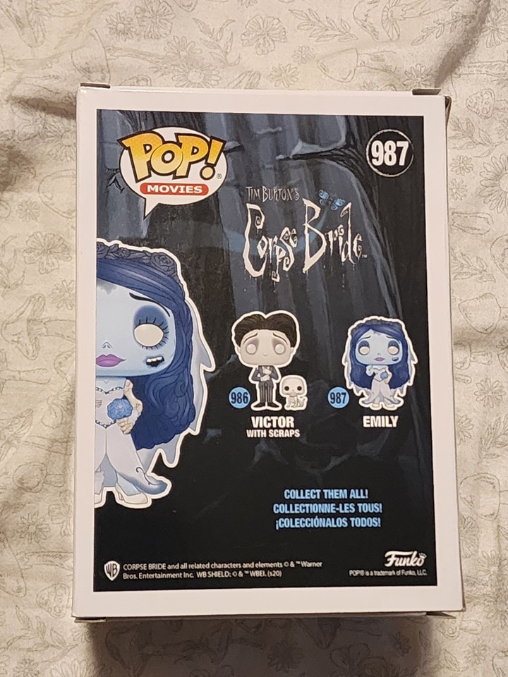 Funko Pop! Vinyl: Corpse Bride Emily Funko Pop #987 | eBay