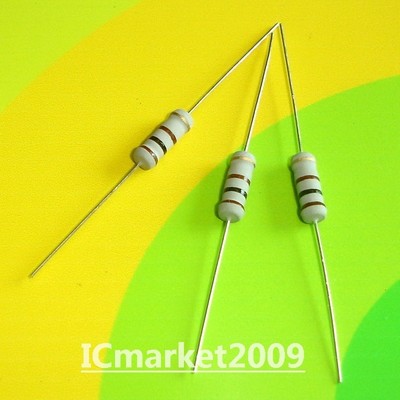 100 PCS 1W-100R ±5% 1WATT 100 OHM 100OHM 100R CARBON FILM RESISTOR | eBay