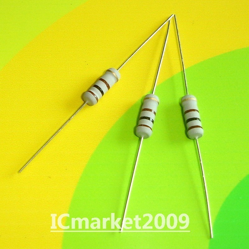 100 PCS 1W-100R 5% 1WATT 100 OHM 100OHM 100R CARBON FILM RESISTOR | eBay