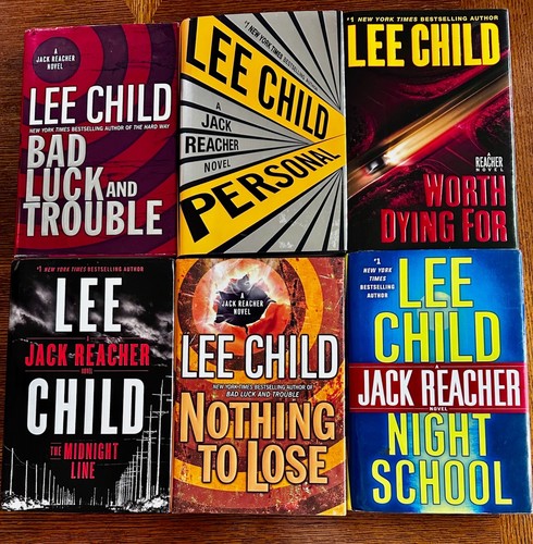 Lot of 6 Lee Child Jack Reacher Books Hardcover Dust Jacket Clean | eBay