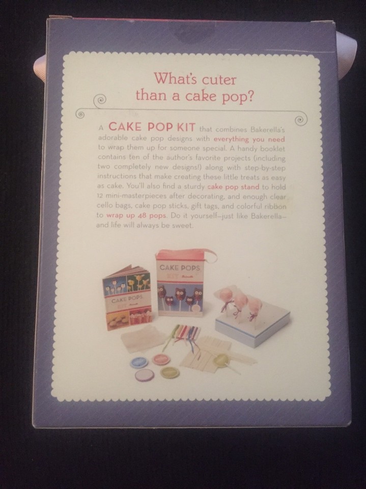 Bakerella Cake Pops Kit: Includes Bags, Stickers, Tags, Ribbon To Make ...