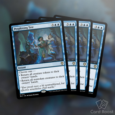 MTG Magic x4 Perplexing Test 0171 Commander Bloomburrow BLC Playset | eBay