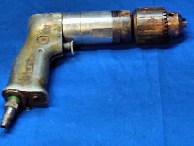 CLECO REED ROLLER BIT CO. AIR DRILL MAC B 35985 500 RPM W/ JACOBS CHUCK ...