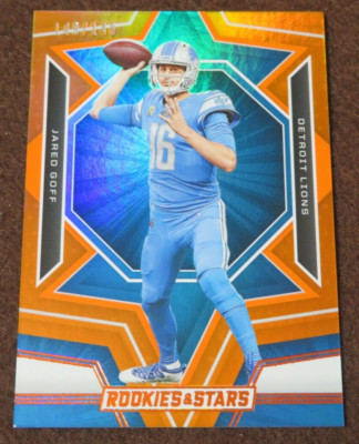 10727 2023 ROOKIES & STARS JARED GOFF #34 ORANGE 149/149 | eBay