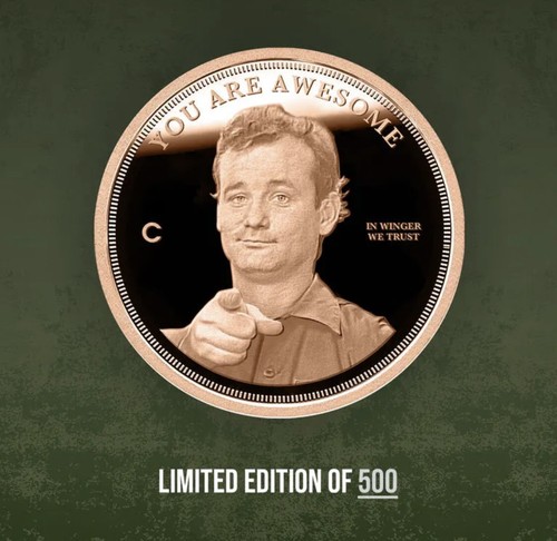 The CHIVE | Bill Murray, BFM “John Winger” Solid Copper 1 Oz Coin ...