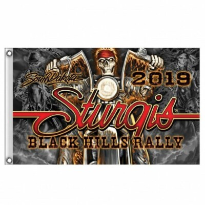 2019 Sturgis Motorcycle Rally #1 WILD WEST Sturgis Rally Biker Flag | 3 ...