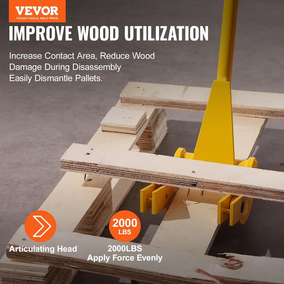 Deck Wrecker Pry Bar For Removing Deck Boards 41‘’ Demon Wrecking ...