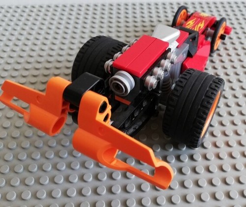 LEGO® 8667 RACERS ACTION WHEELIE RACER BA AUTO RACE RENNWAGEN PULL BACK ...