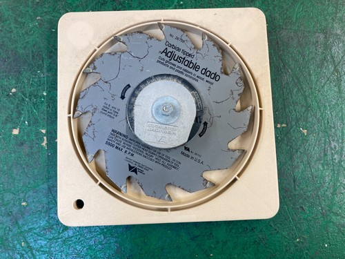 6" Adjustable Dado Carbide Table Saw Blade Set 5/8" arbor Craftsman ...