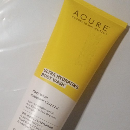 Acure Ultra Hydrating Body Wash 8oz / 236mL w/ Argan Oil & Pumpkin Seed ...