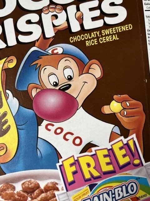 1995 Kellogg’s Cocoa Krispies - FREE Rain-blo Bubble Gum Promo | eBay