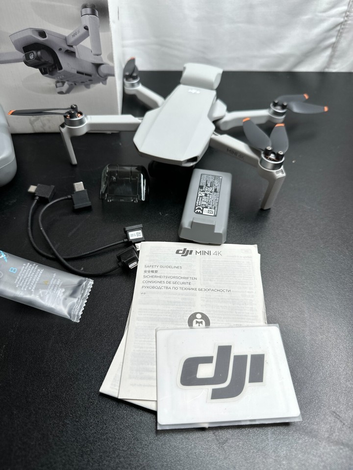 DJI Mini 4K Gray 3-Axis Gimbal Stabilization Drone With 4K UHD Camera ...
