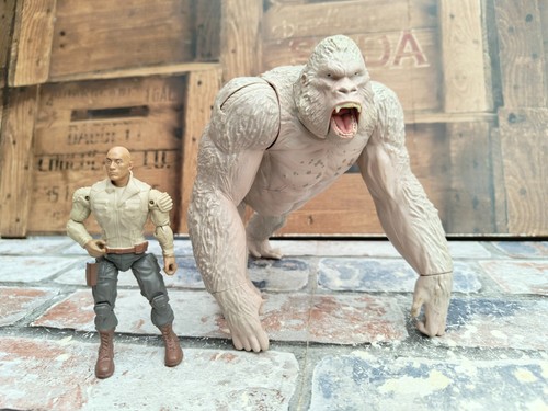 Rampage Movie Davis Okoye and 6" George Gorilla Big City Brawl Figure ...
