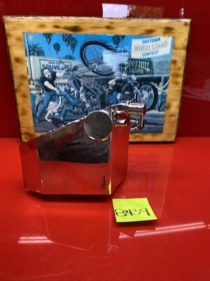 harley chopper santee triumph oil tank bag rigid frame hardtail | eBay