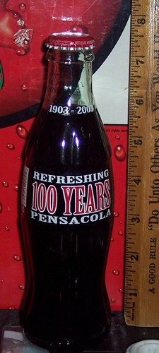 2003 PENSACOLA FL COCA COLA BOTTLING COMPANY 100TH ANNIVERSARY 8OZ COKE ...