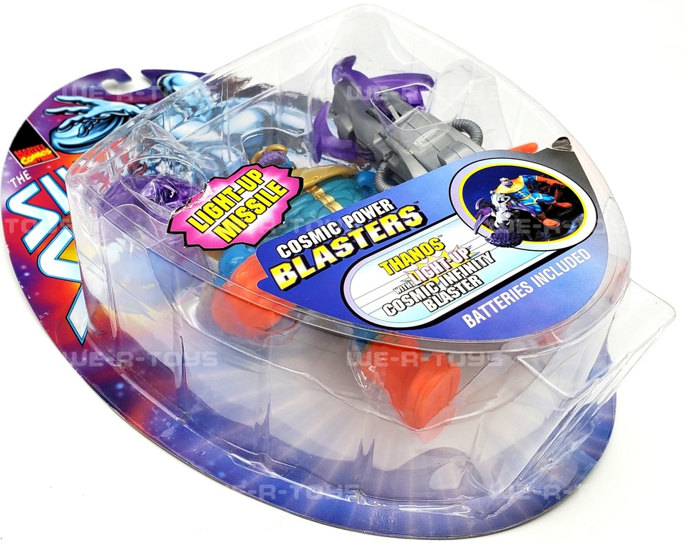 Marvel Comics The Silver Surfer Thanos Figure Cosmic Blasters Toy Biz ...