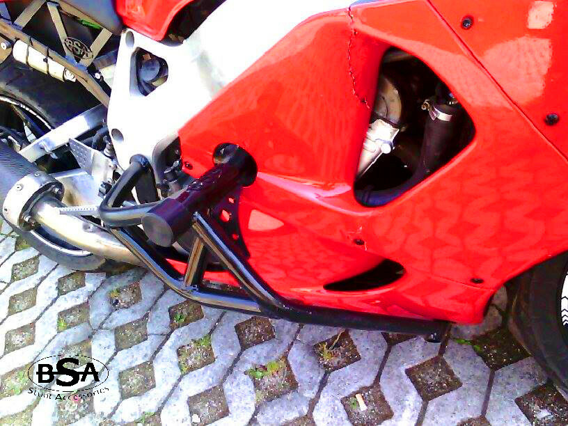 Honda CBR 900RR Fireblade 1992 2000 crash cage engine guard crash bars ...