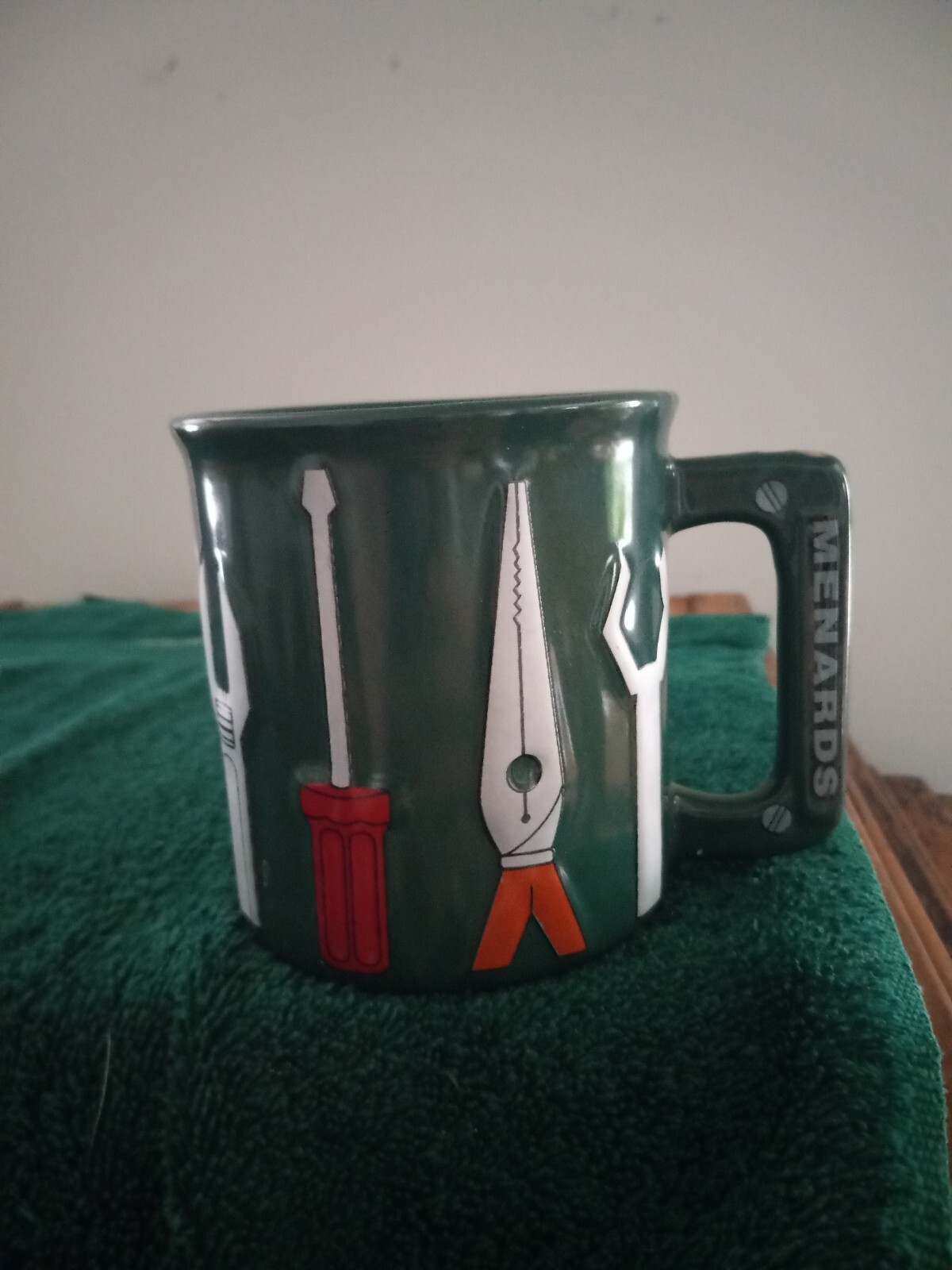 Menards Yellow Or Green Coffee Mug.3D Tools Handyman Hardware Cup ...